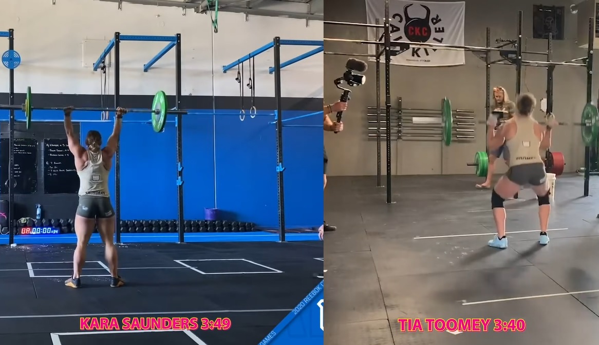 Tia-Clair Toomey vs Kara Saunders sur l'event 1 "Friendly Fran" des ...