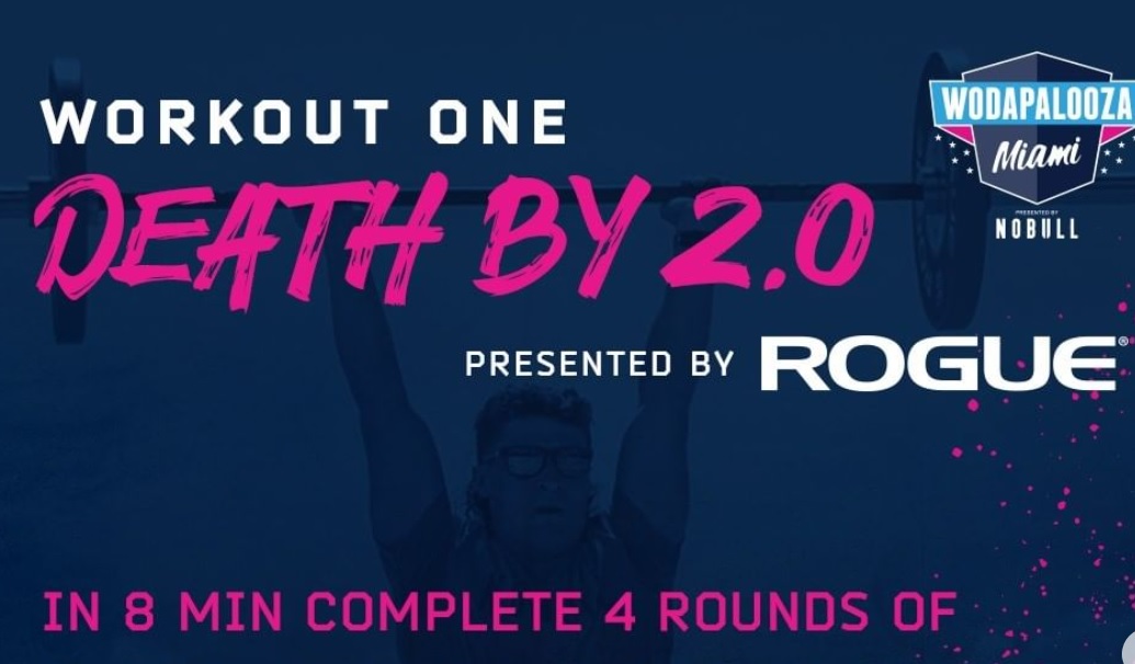 Le premier WOD des Wodapalooza vient d'être annoncé... et c'est un ...