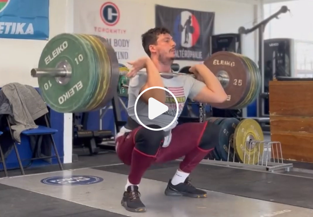150 kg en snatch + 170 kg en clean and jerk pour Redon Manushi - WodNews