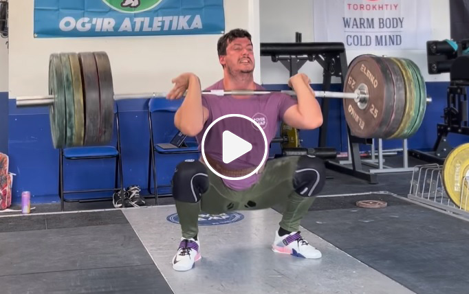 190 kg en squat clean pour Redon Manushi - WodNews