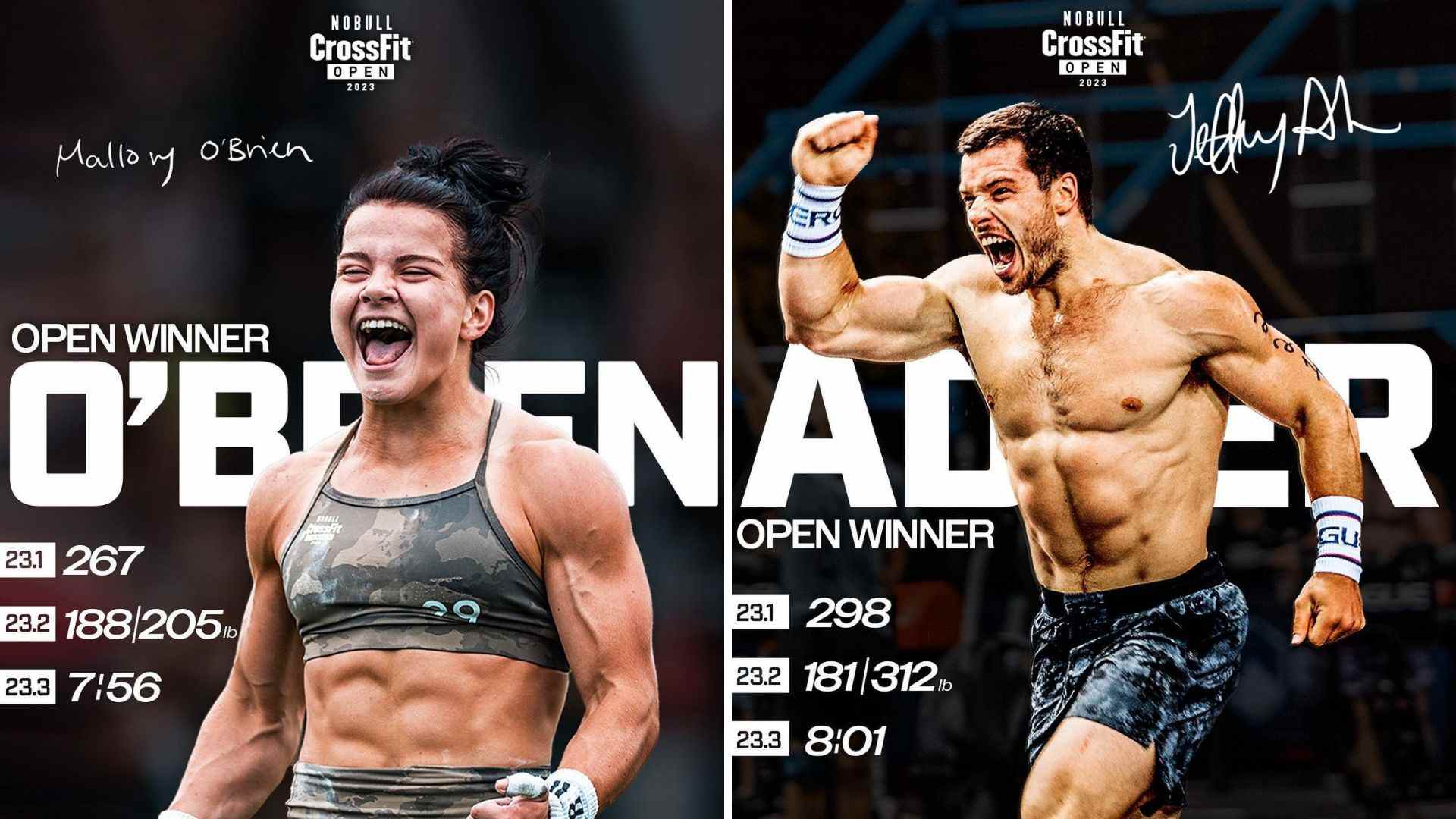 C'est officiel : Malory O'Brien et Jeffrey Adler remportent l'Open 2023 ...