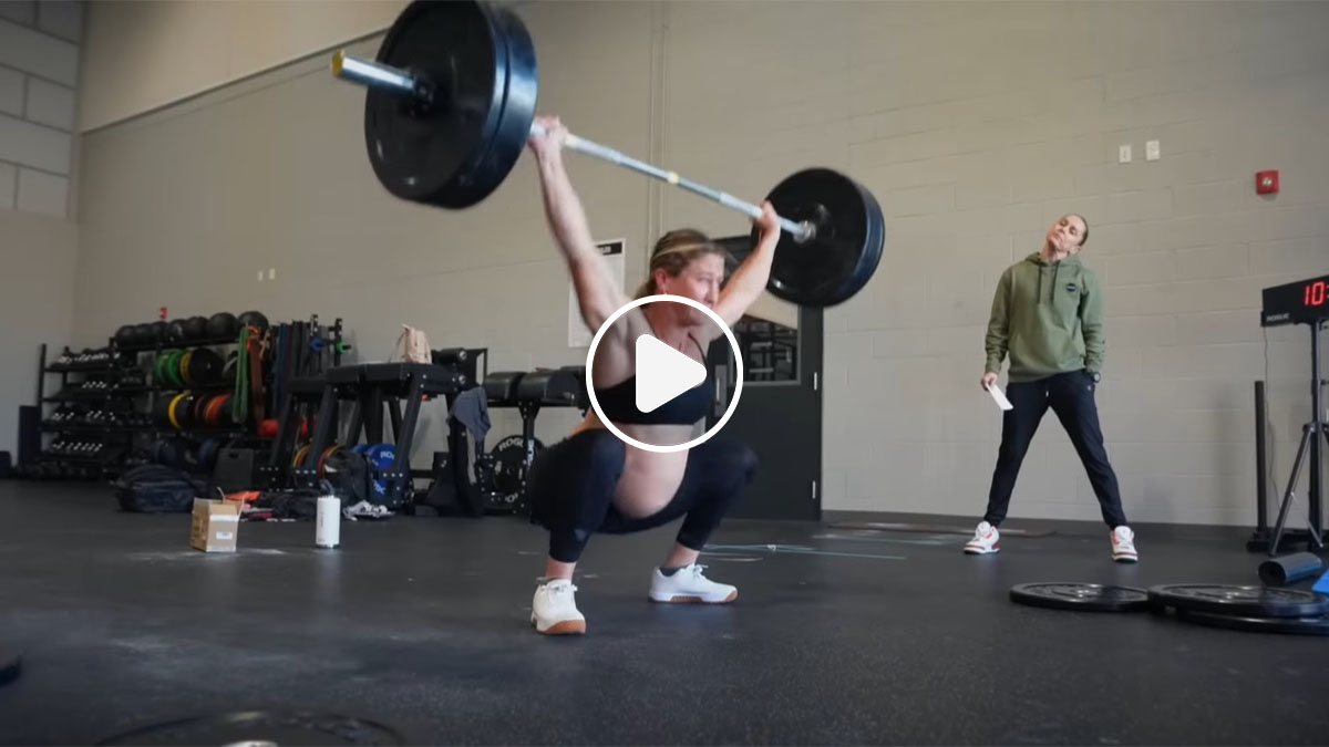 Enceinte, Tia-Clair Toomey finit presque le WOD 23.3 de l'Open CrossFit ...
