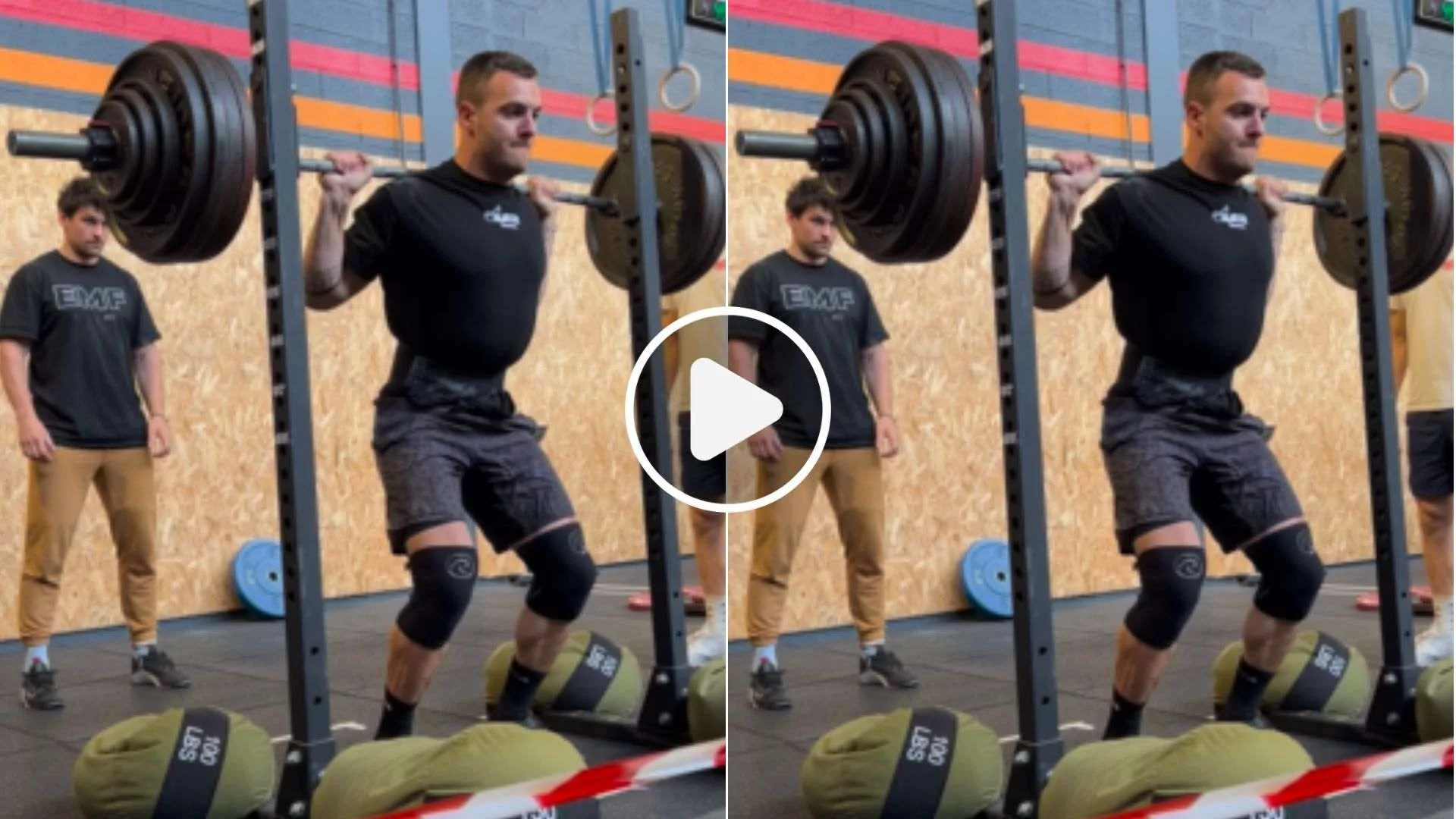 Luc Miller réalise un squat à 215 kilos ! - WodNews