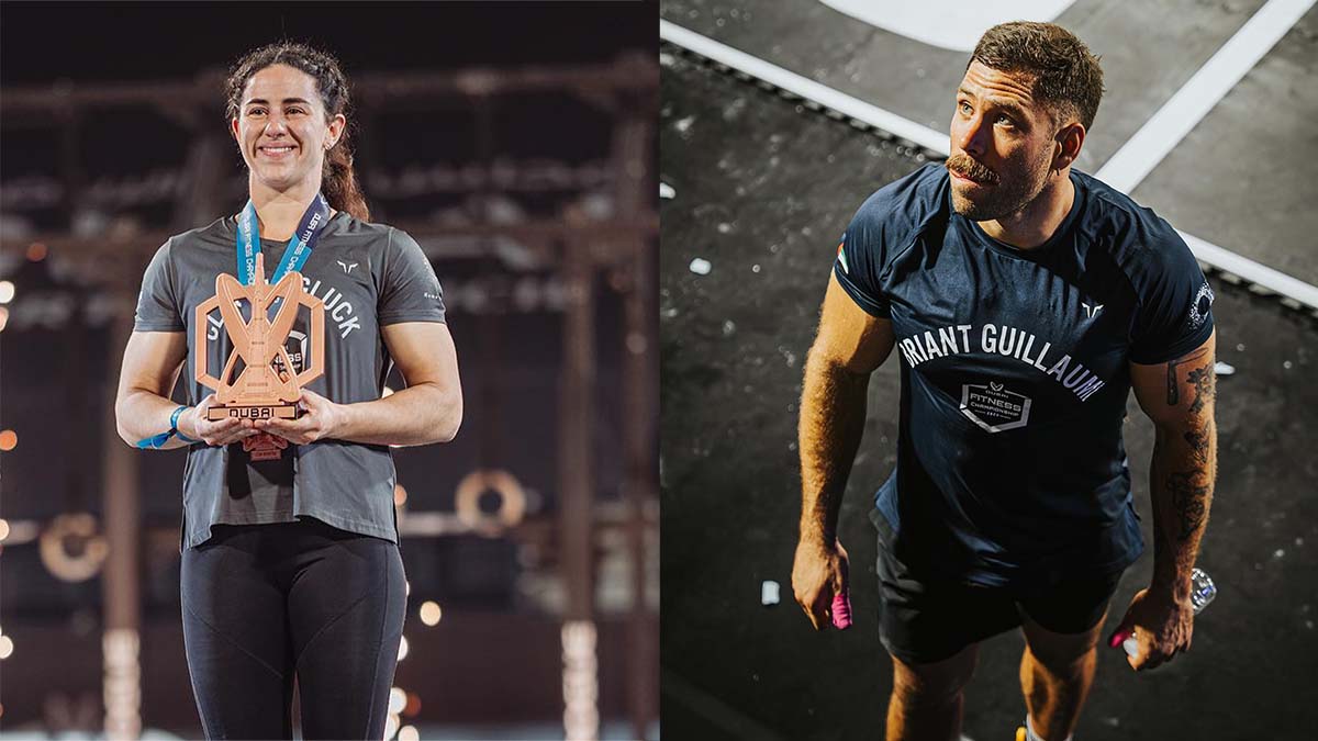 Claudia Gluck et Guillaume Briant réagissent après le Dubai Fitness ...