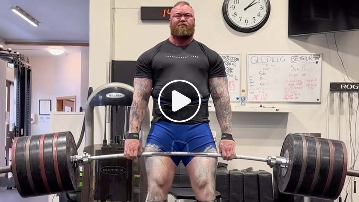 De 133 kg à 440 kg en deadlift pour Hafthor Bjornsson ! - WodNews
