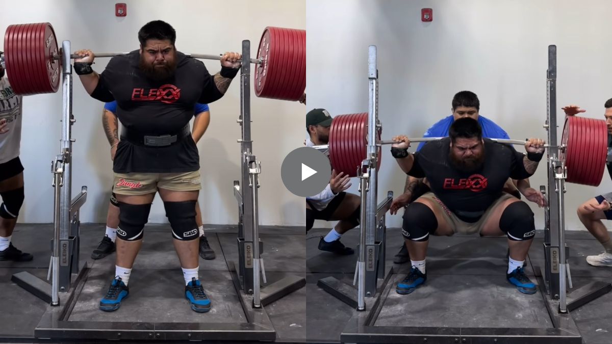 PR : Le powerlifter Jesus Olivares fait un squat à 475 kilos ! - WodNews